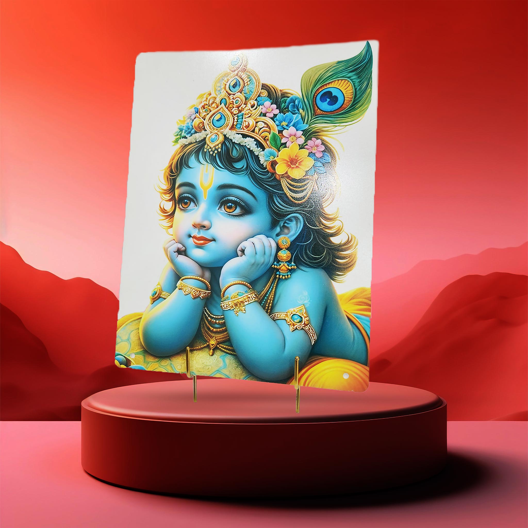 Bal Gopal Frame - (Size 8x12 Inch) – Dvine Artz